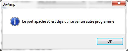 [Résolu] Problème avec Uwamp - Version 1.3 par Lord Morpheus - page 1 - OpenClassrooms